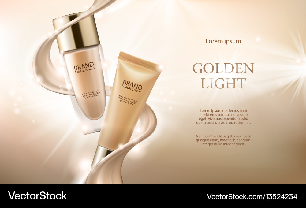 Colorstay make-up in elegant packaging Royalty Free Vector