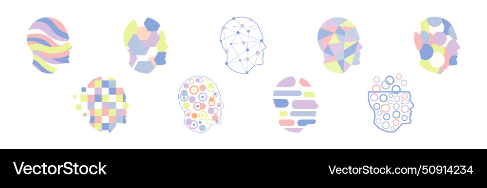 Human head as knowledge and smart solution icon Vector Image