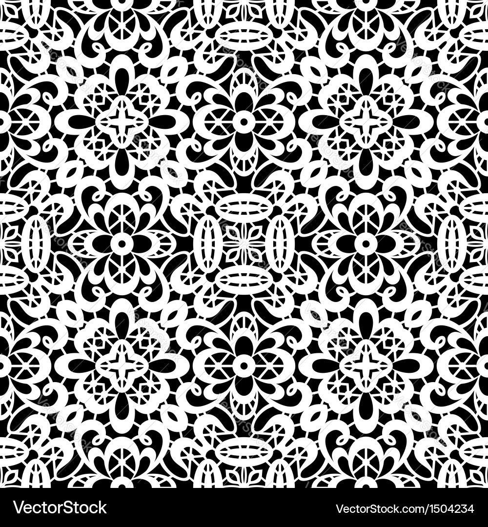 White lace texture Royalty Free Vector Image - VectorStock