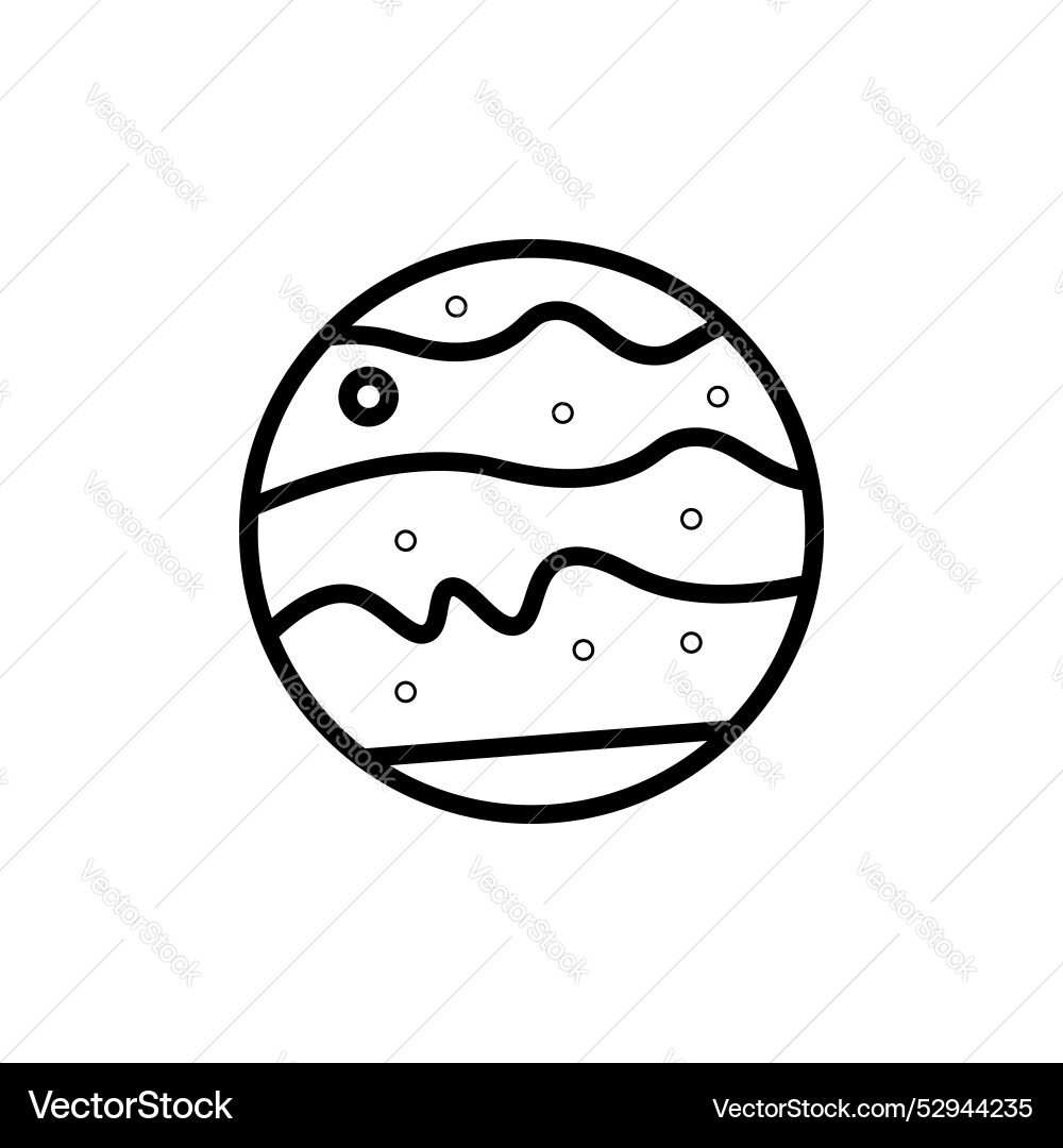 Mercury icon Royalty Free Vector Image - VectorStock