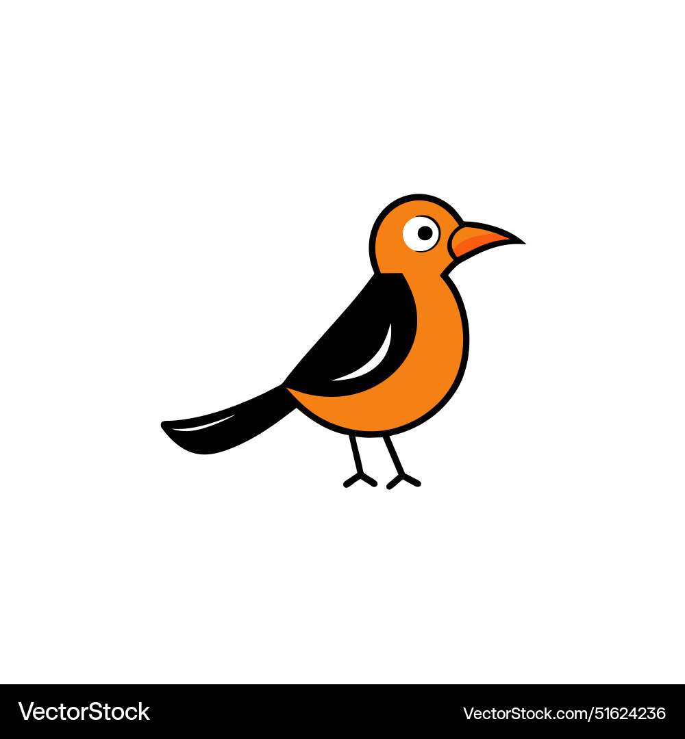 Bulbul bird dancing icon Royalty Free Vector Image