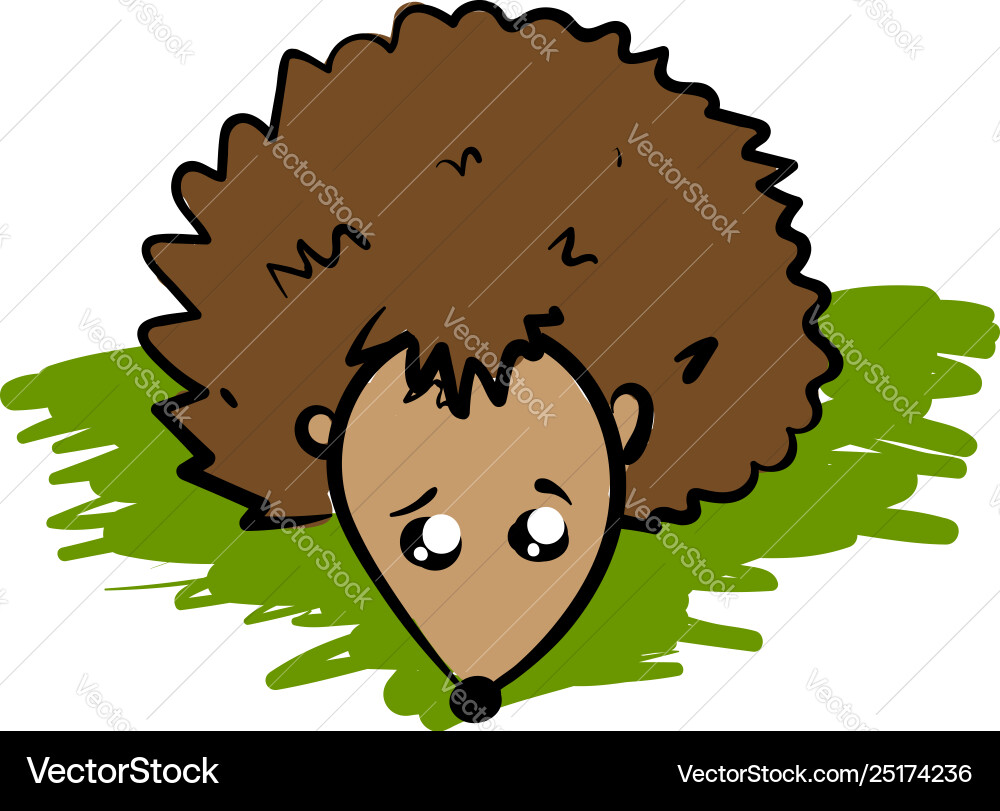 sad headhog