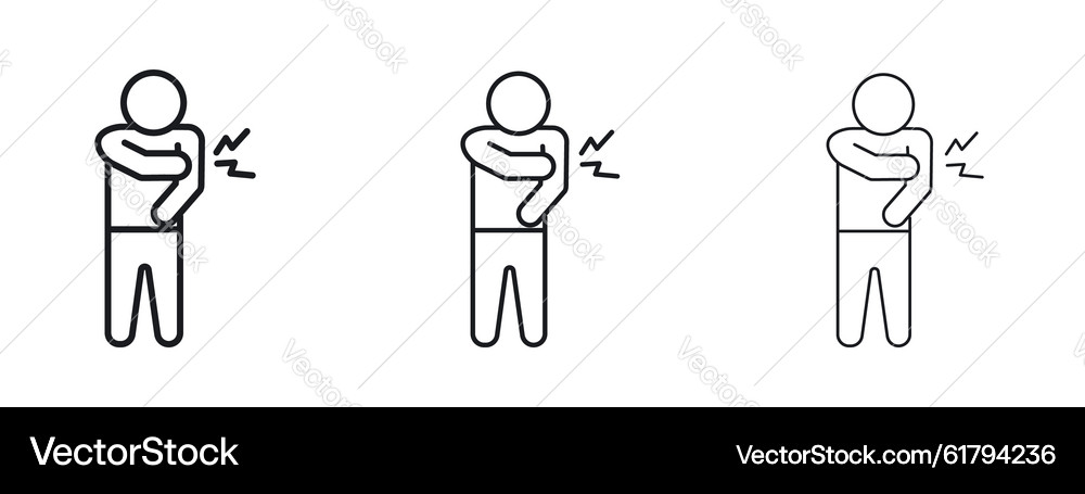 Muscle Pain Icon - Editable Logo Template – Royalty-Free Vector ...