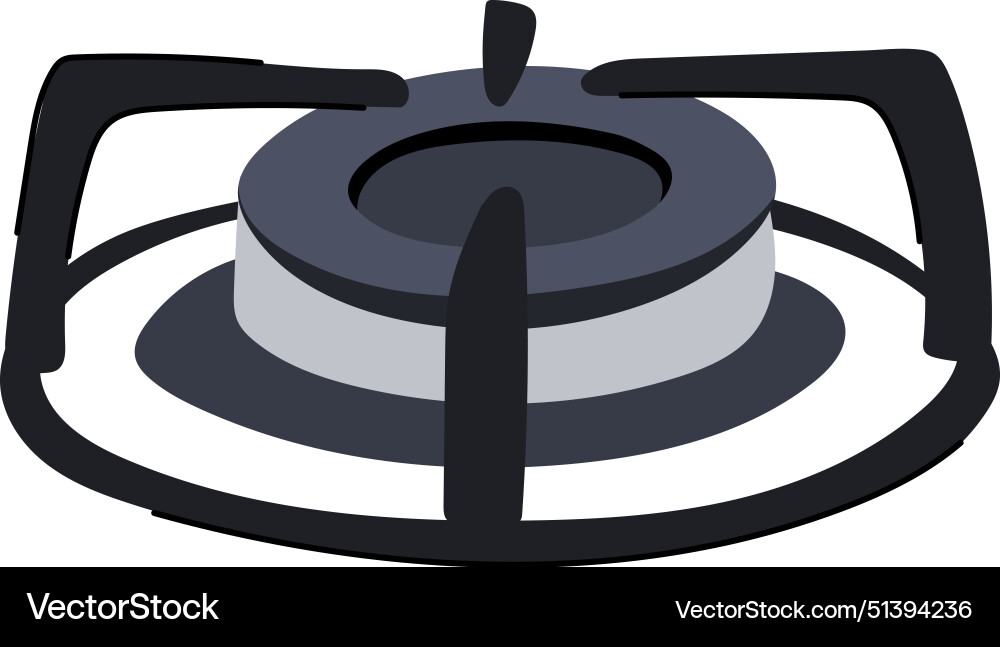 Propane stove burner cartoon Royalty Free Vector Image