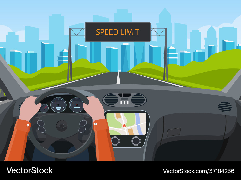 Road Safety Concept Royalty Free Vector Image - VectorStock