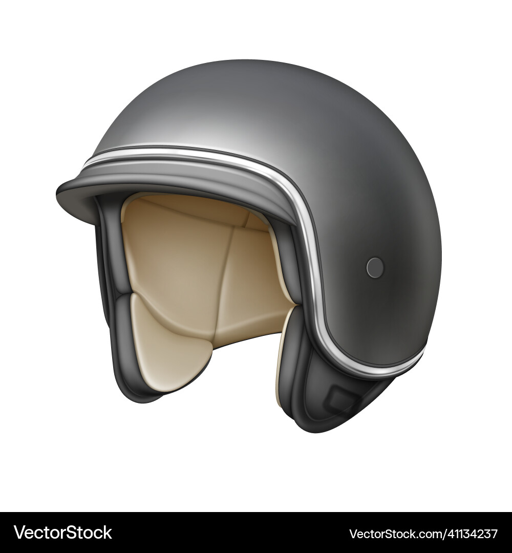 Motorcycle helmet moto Royalty Free Vector Image