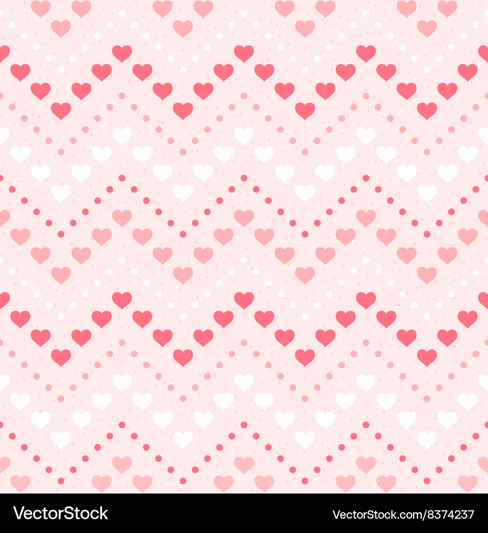 Retro Heart Geometric Pattern Royalty Free Vector Image