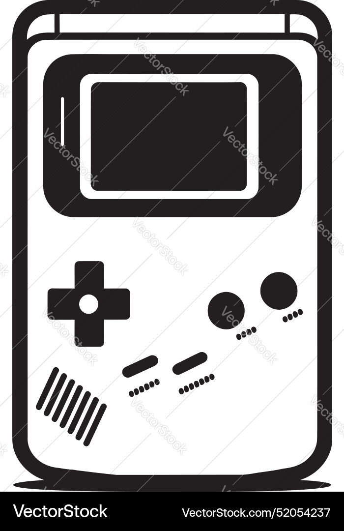 Vintage gaming bliss retro console logo retro Vector Image