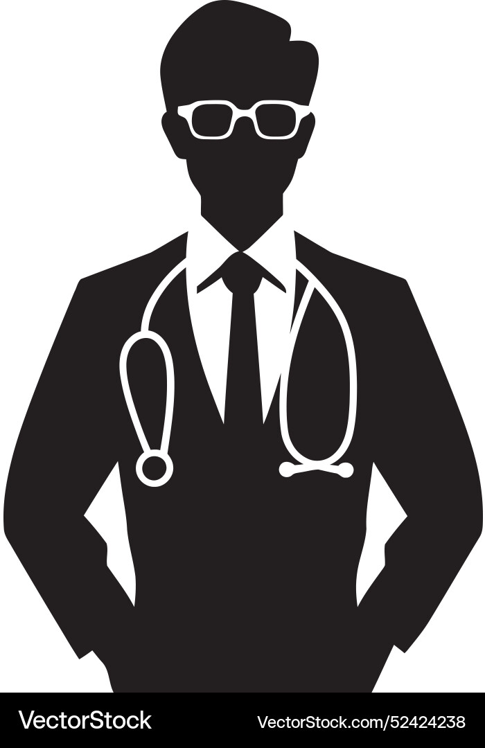 Drawing doctors exploring portrayalsthe artistic Vector Image