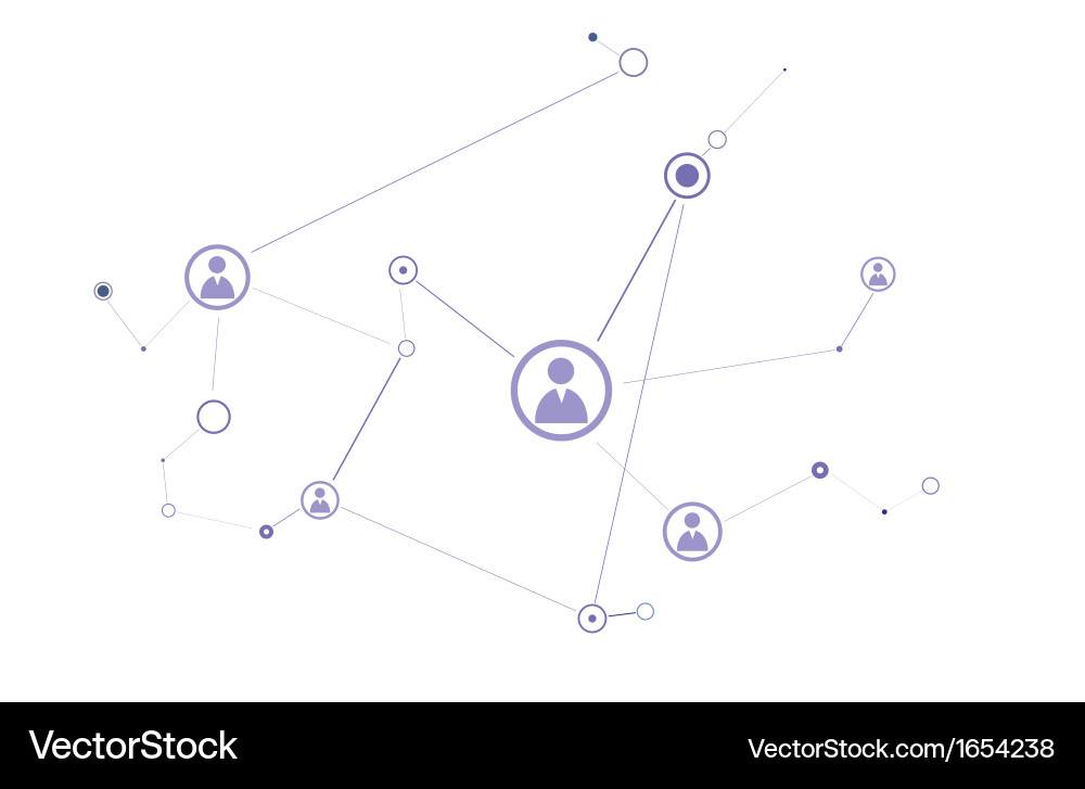 Human connection Royalty Free Vector Image - VectorStock