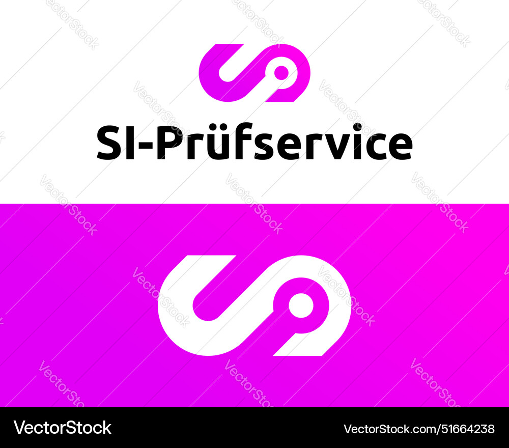 S connection logo Royalty Free Vector Image - VectorStock