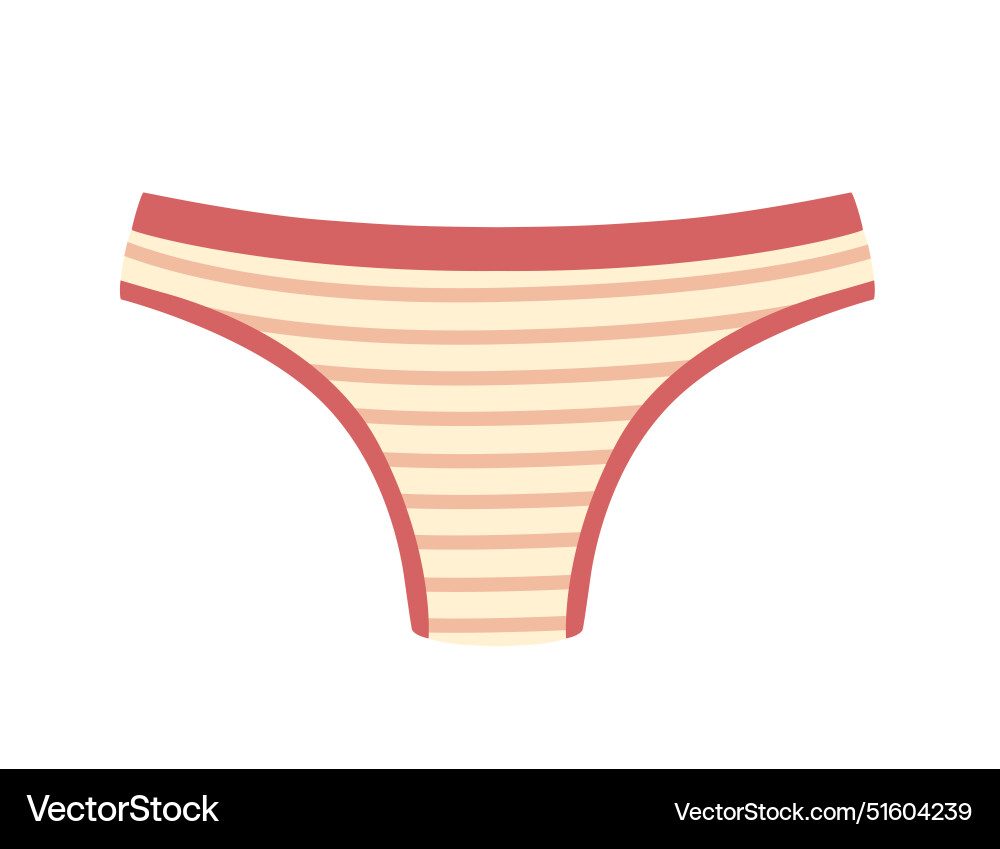 Female underwear design classic style textile Vector Image