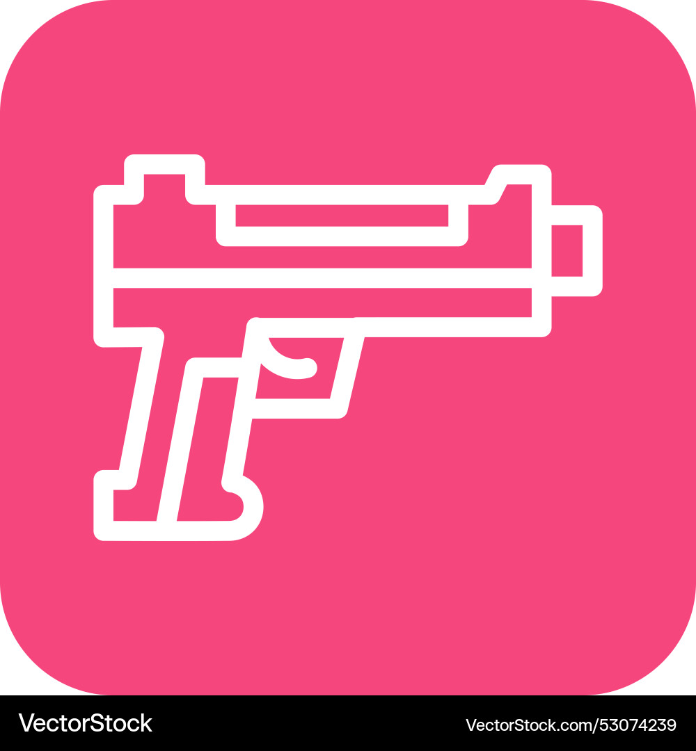 Pistol icon design Royalty Free Vector Image - VectorStock