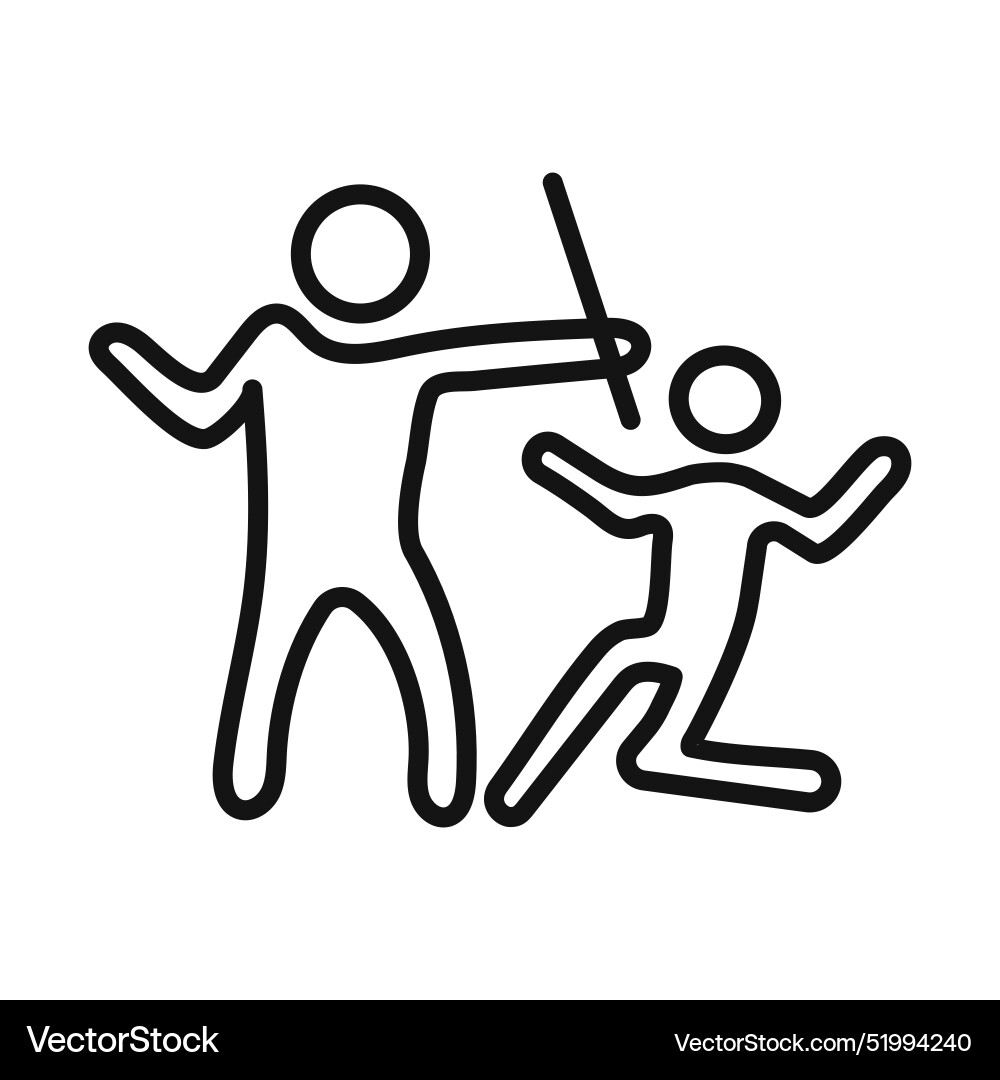 Abuse symbol mark in filled style Royalty Free Vector Image