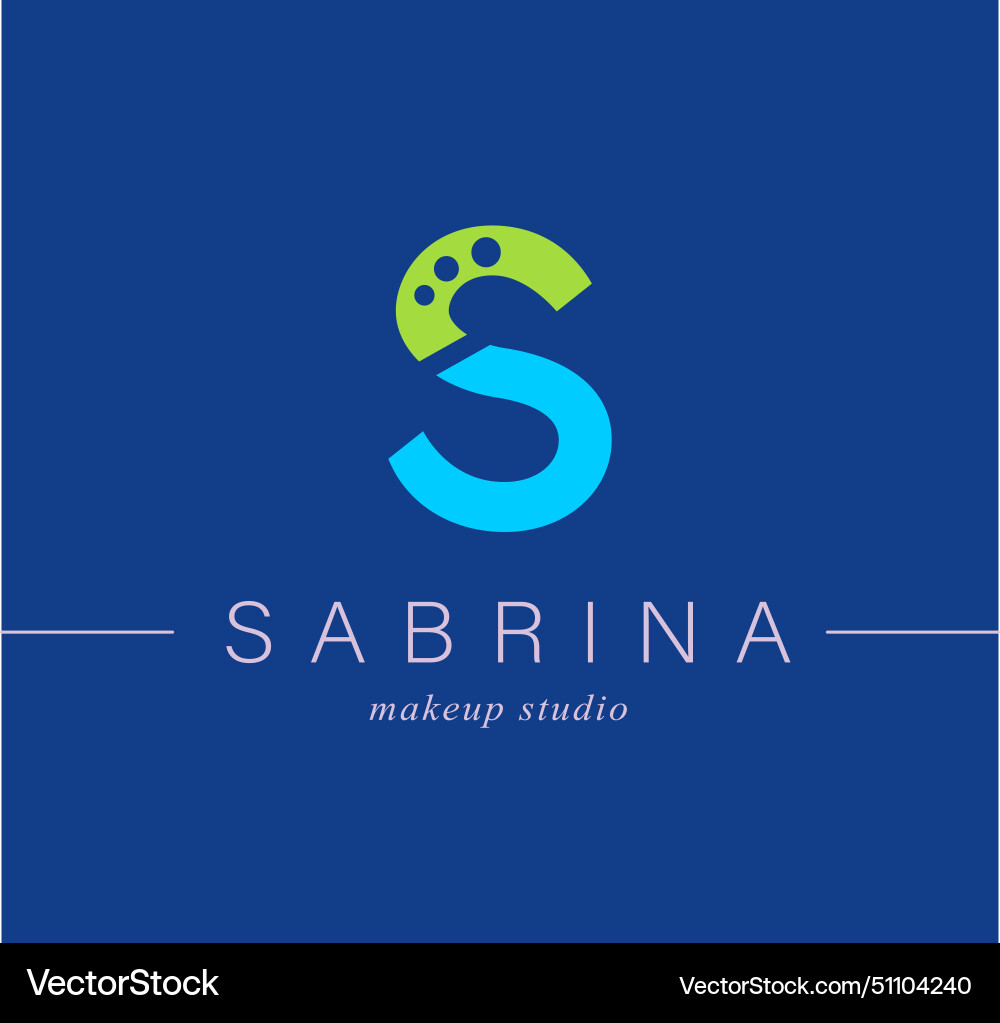 Bundle minimalistic logos monogram of letters s Vector Image