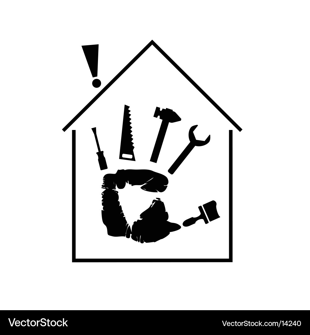 Fingerprint Home Scan Royalty Free Vector Image