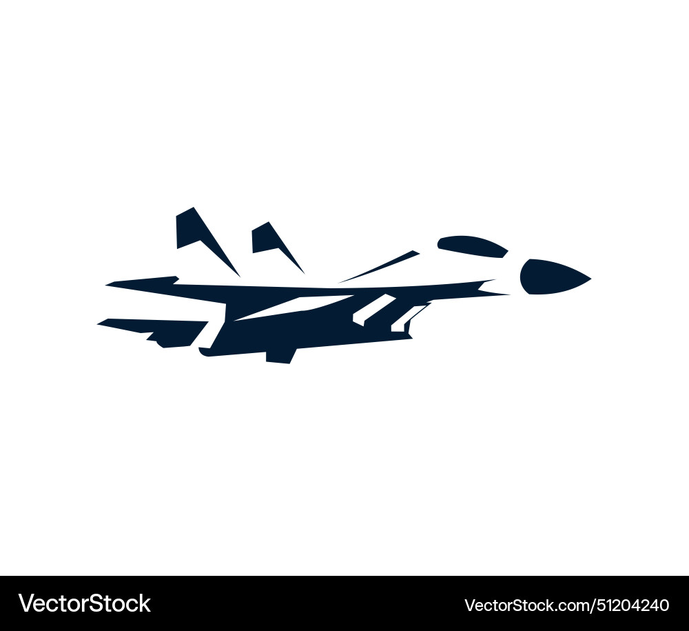 Logo design jet Royalty Free Vector Image - VectorStock