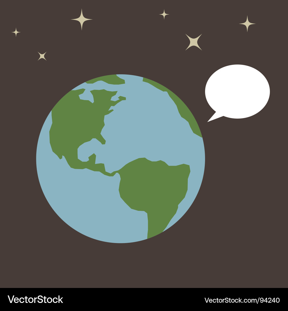 Planet earth Royalty Free Vector Image - VectorStock