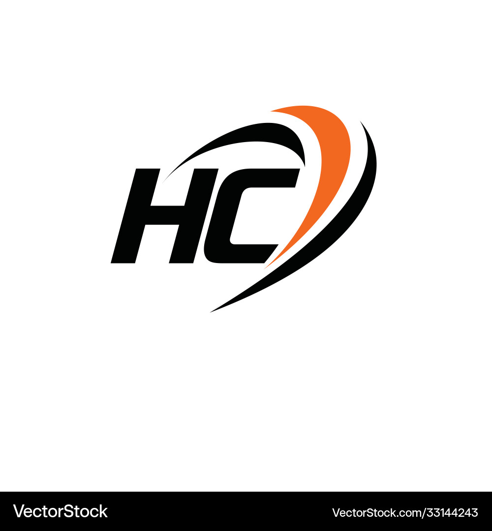 Hc monogram logo Royalty Free Vector Image - VectorStock