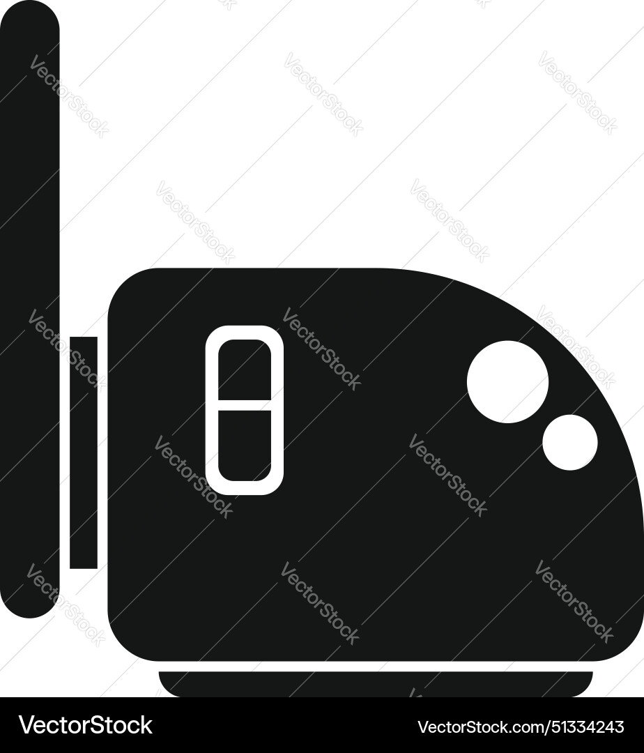 Simple black icon of a modern Royalty Free Vector Image