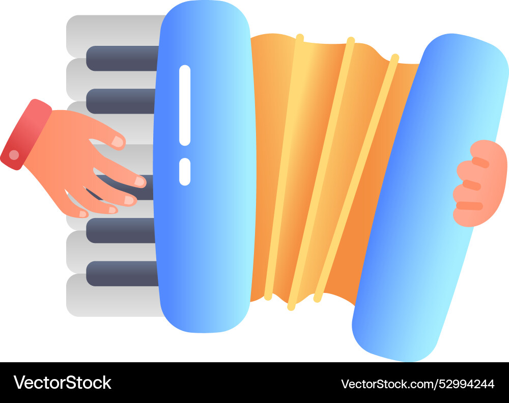 Accordion Royalty Free Vector Image - VectorStock