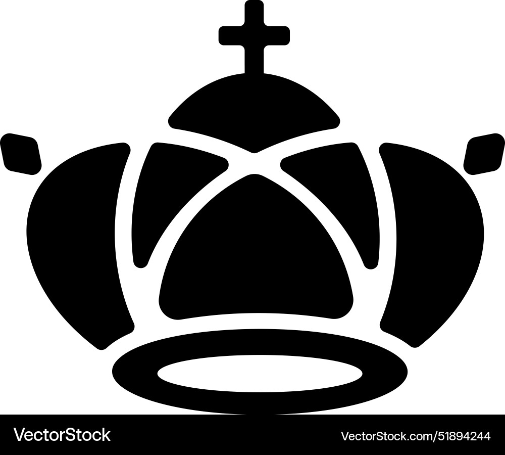 Emperor crown Royalty Free Vector Image - VectorStock