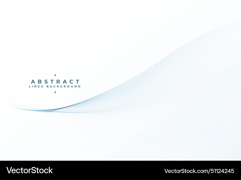 Modern and abstract curvy line motion background Vector Image
