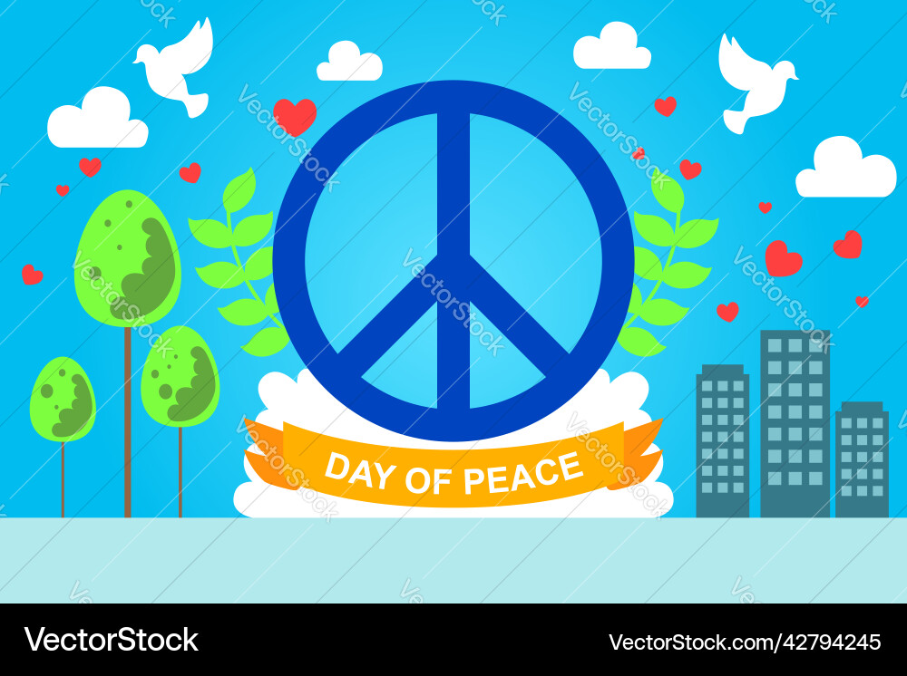 Peace concept Royalty Free Vector Image - VectorStock