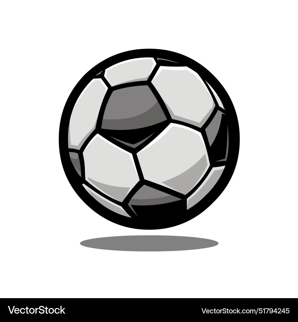 Soccer football with traditional pattern Vector Image