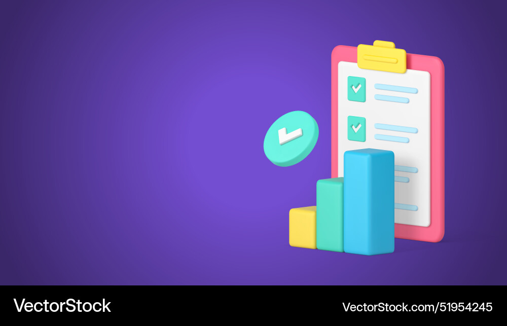 Time management success data analyzing efficient Vector Image