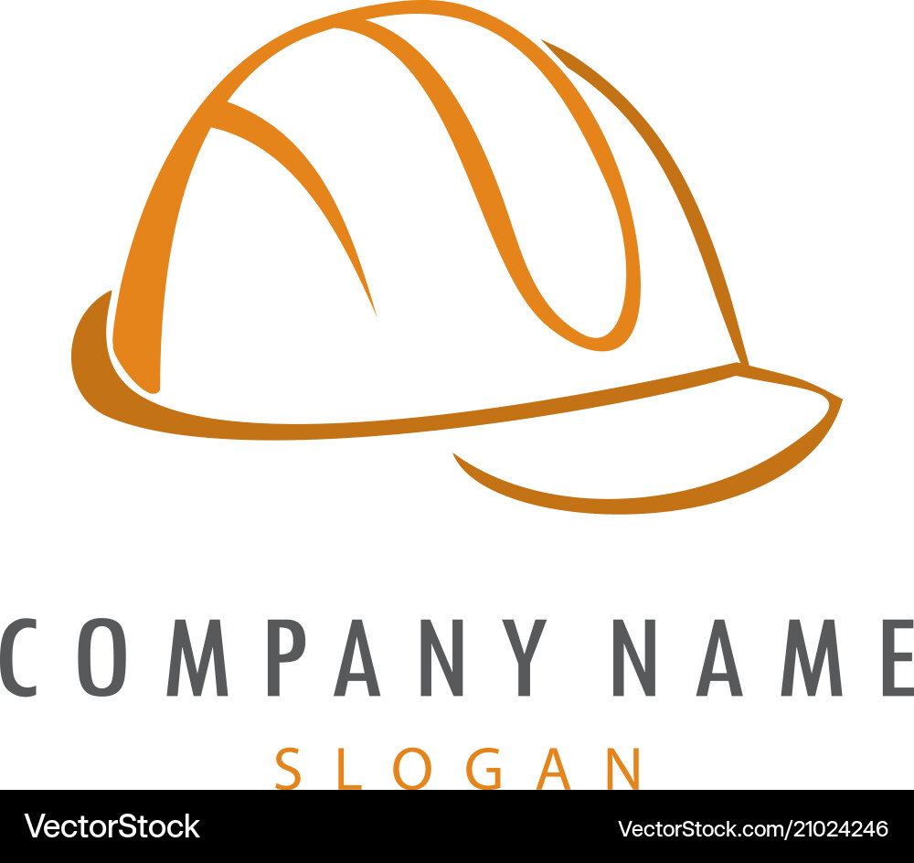 Hard helmet logo Royalty Free Vector Image - VectorStock