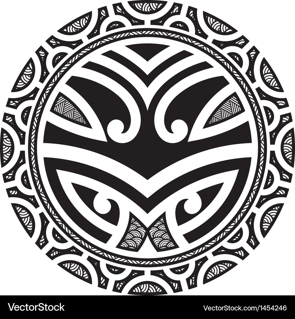 Tribal Circle Polynesian Vector Images (over 690)