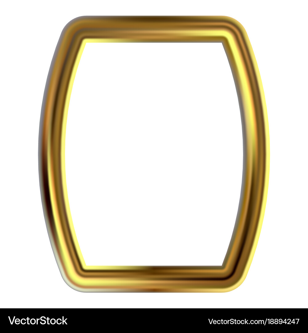 Frame gold clip art Royalty Free Vector Image - VectorStock