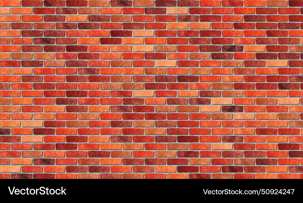 Red brick wall Royalty Free Vector Image - VectorStock