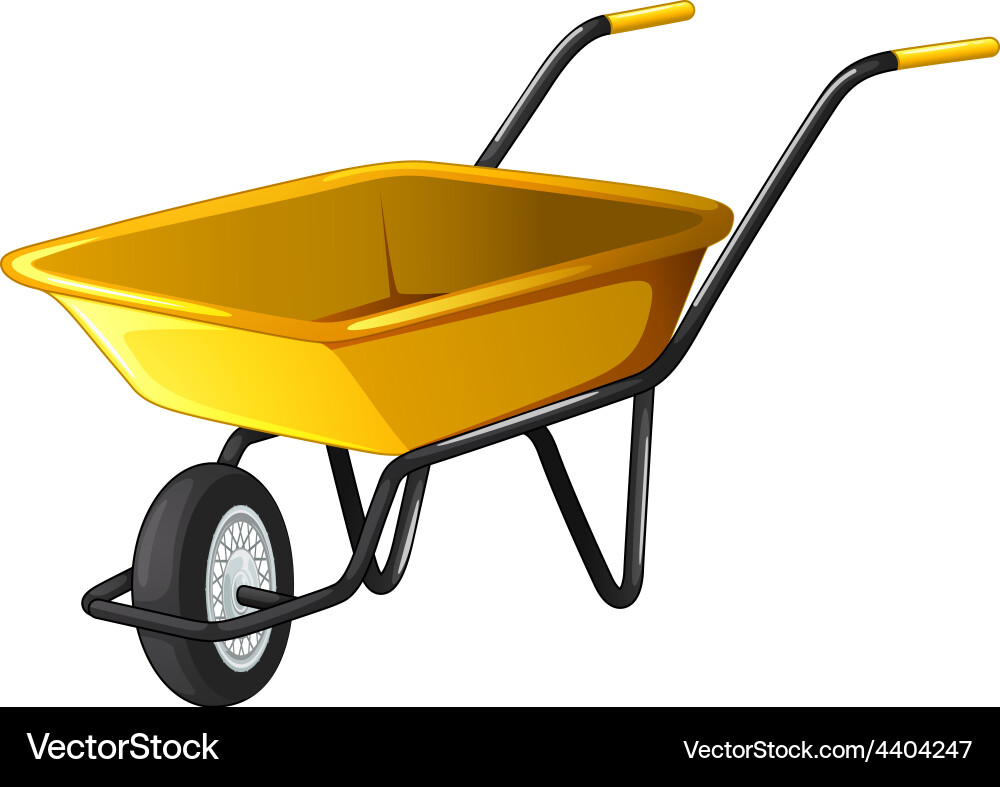 Wheel barrow Royalty Free Vector Image - VectorStock