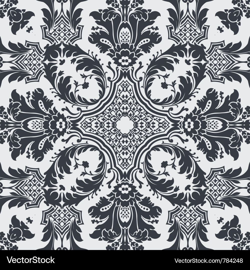 Old wallpaper Royalty Free Vector Image - VectorStock