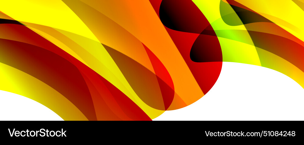 Vibrant wave closeup with colorful tints and Vector Image