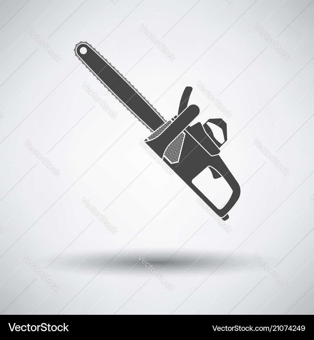 Chain saw icon Royalty Free Vector Image - VectorStock