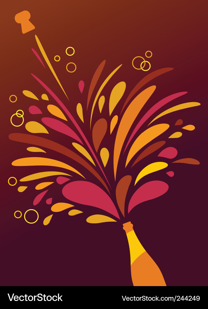 Champagne Royalty Free Vector Image - VectorStock