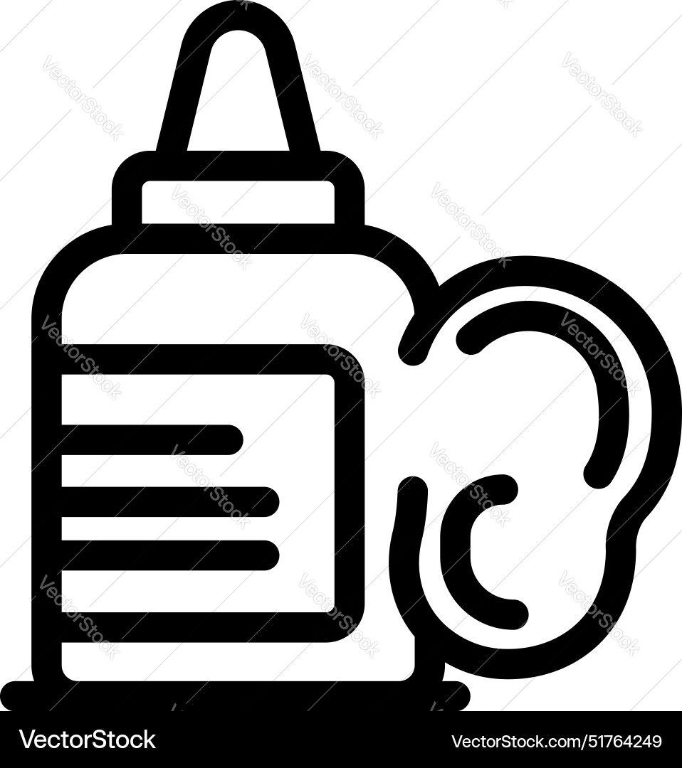 Ear drops bottle treatment preventing hearing loss