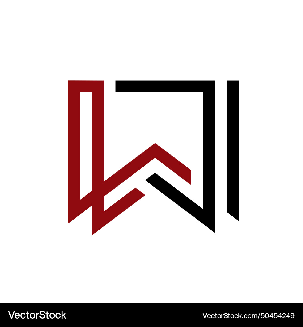 Letter w logo Royalty Free Vector Image - VectorStock
