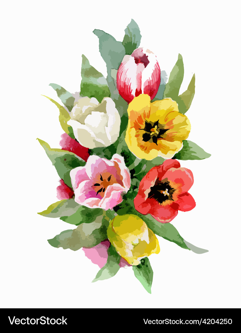 Artistic flower design Royalty Free Vector Image