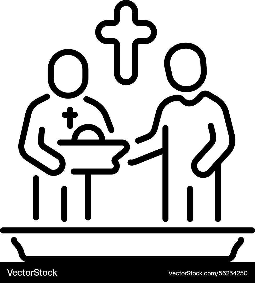 Baptism Royalty Free Vector Image - VectorStock