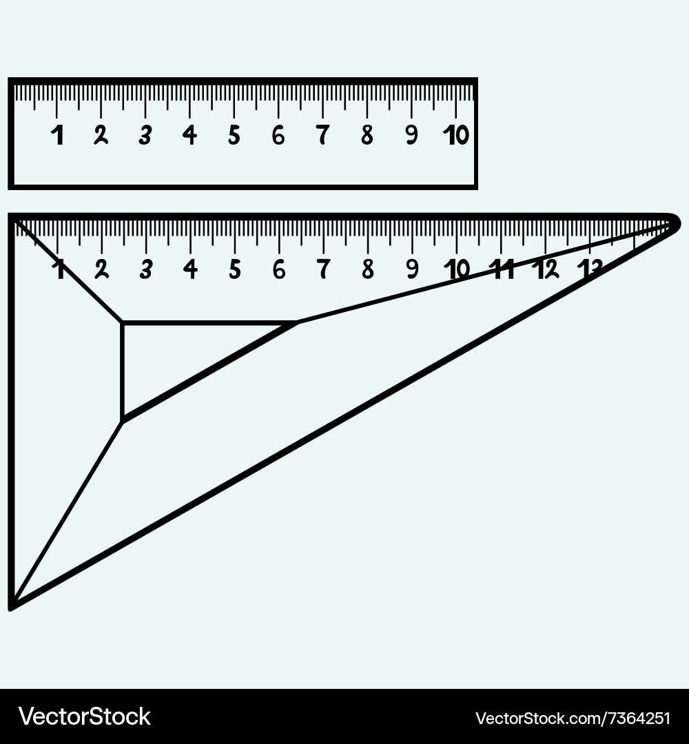 Rulers in millimeters Royalty Free Vector Image