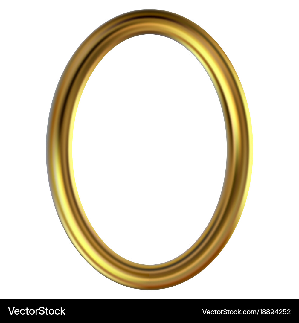 Frame gold clip art Royalty Free Vector Image - VectorStock