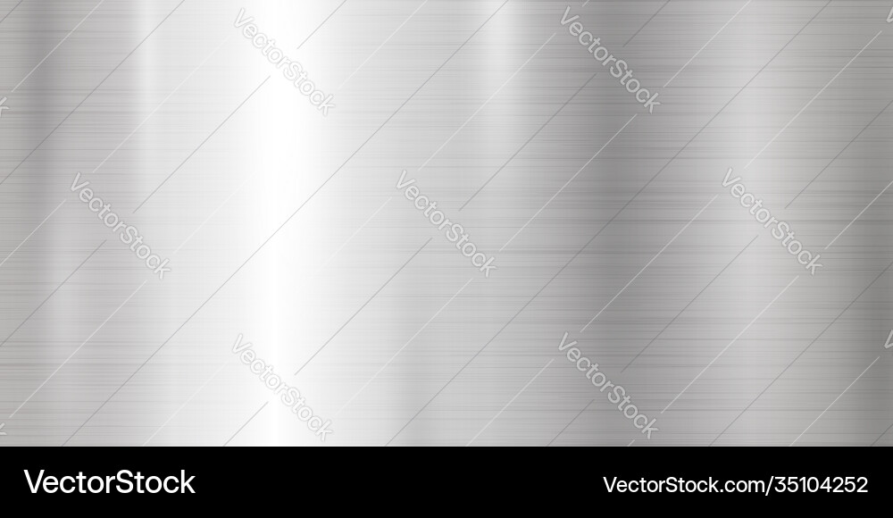 Silver metal texture background Royalty Free Vector Image