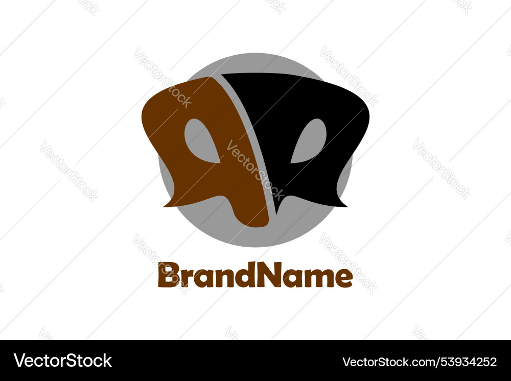 Snake head rr letter abstract logo design concept Vector Image