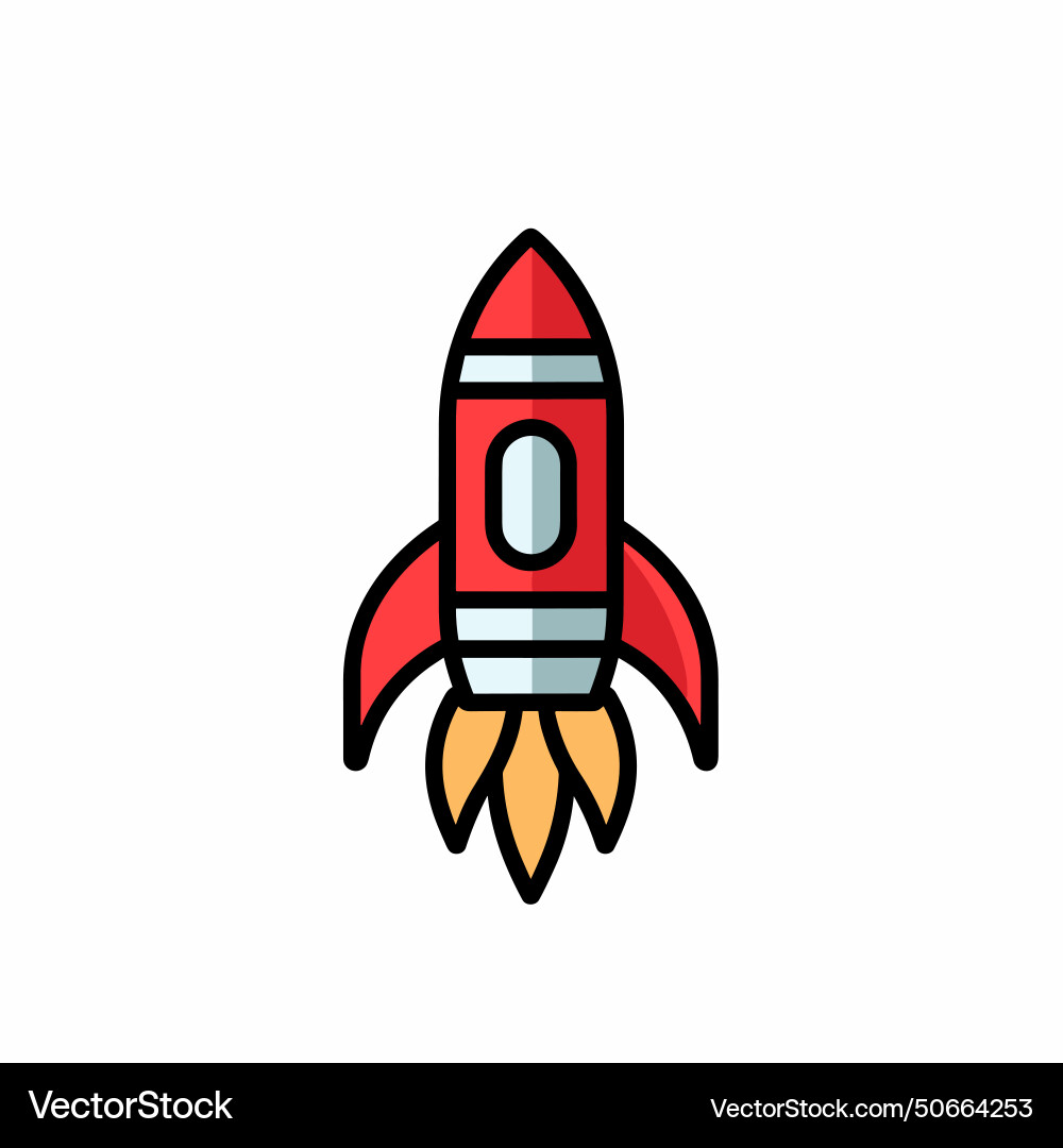 Technology consulting service filled outline Vector Image