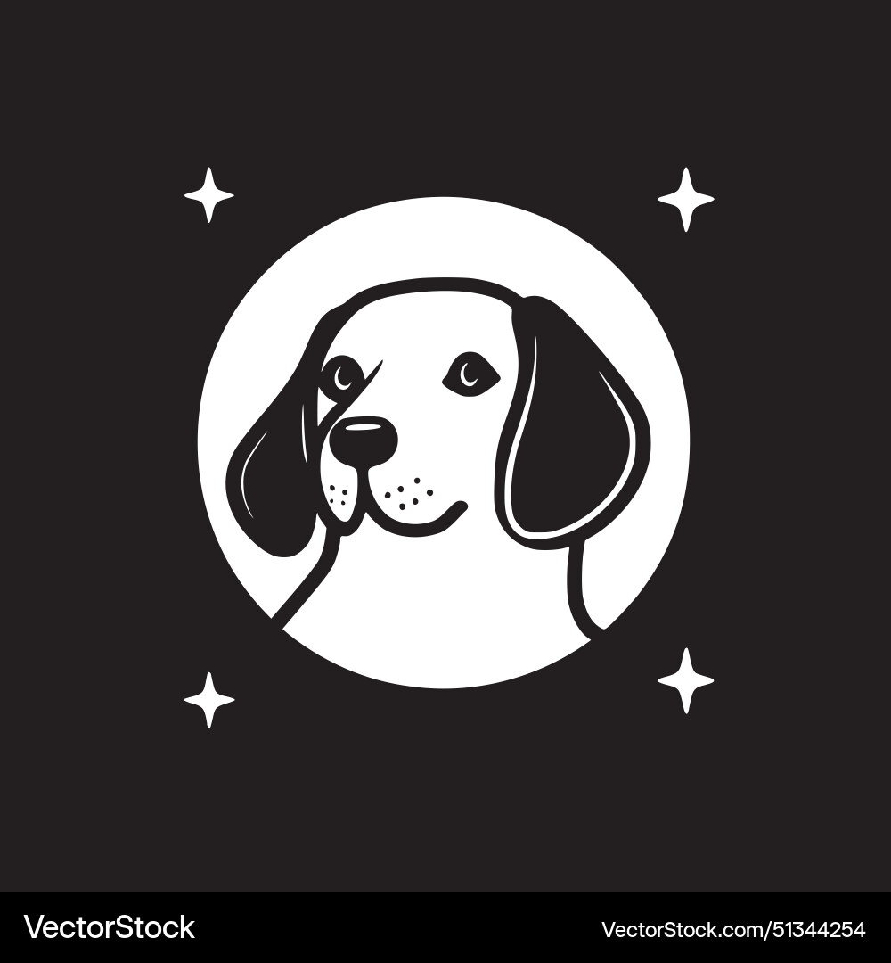 Beagle dog - high quality logo ideal Royalty Free Vector