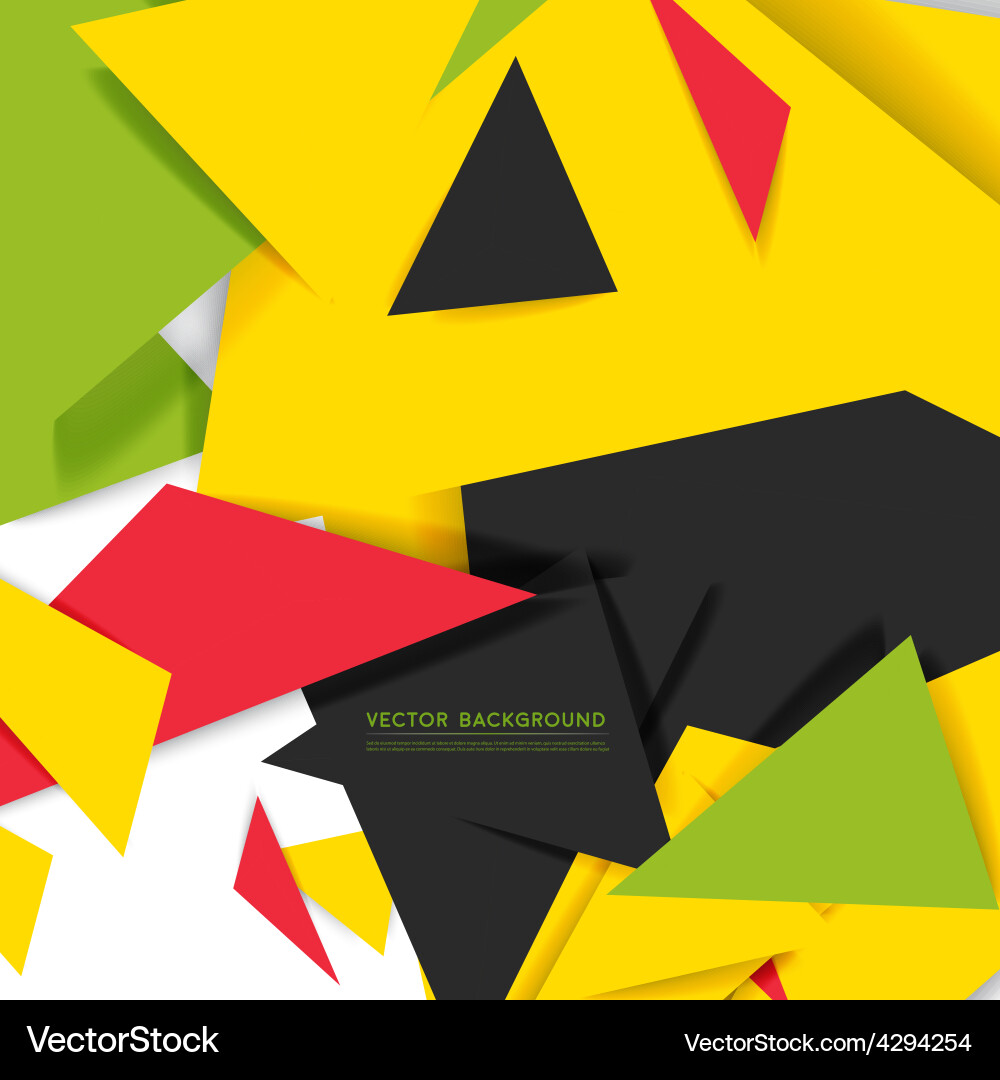 Geometric Polygon Background Royalty Free Vector Image